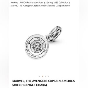 Pandora | Jewelry | Nwot Pandora X Marvel The Avengers Captain America ...